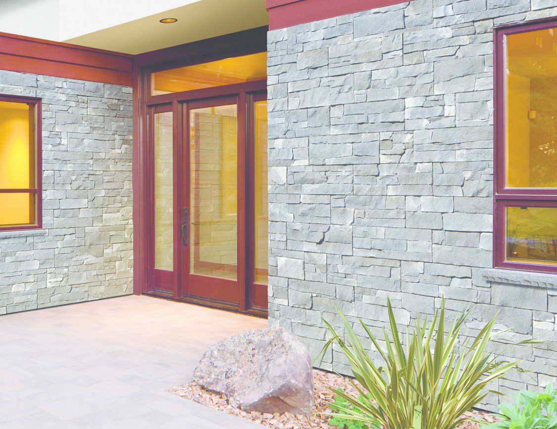 Architectural stone cladding system - Residential Design