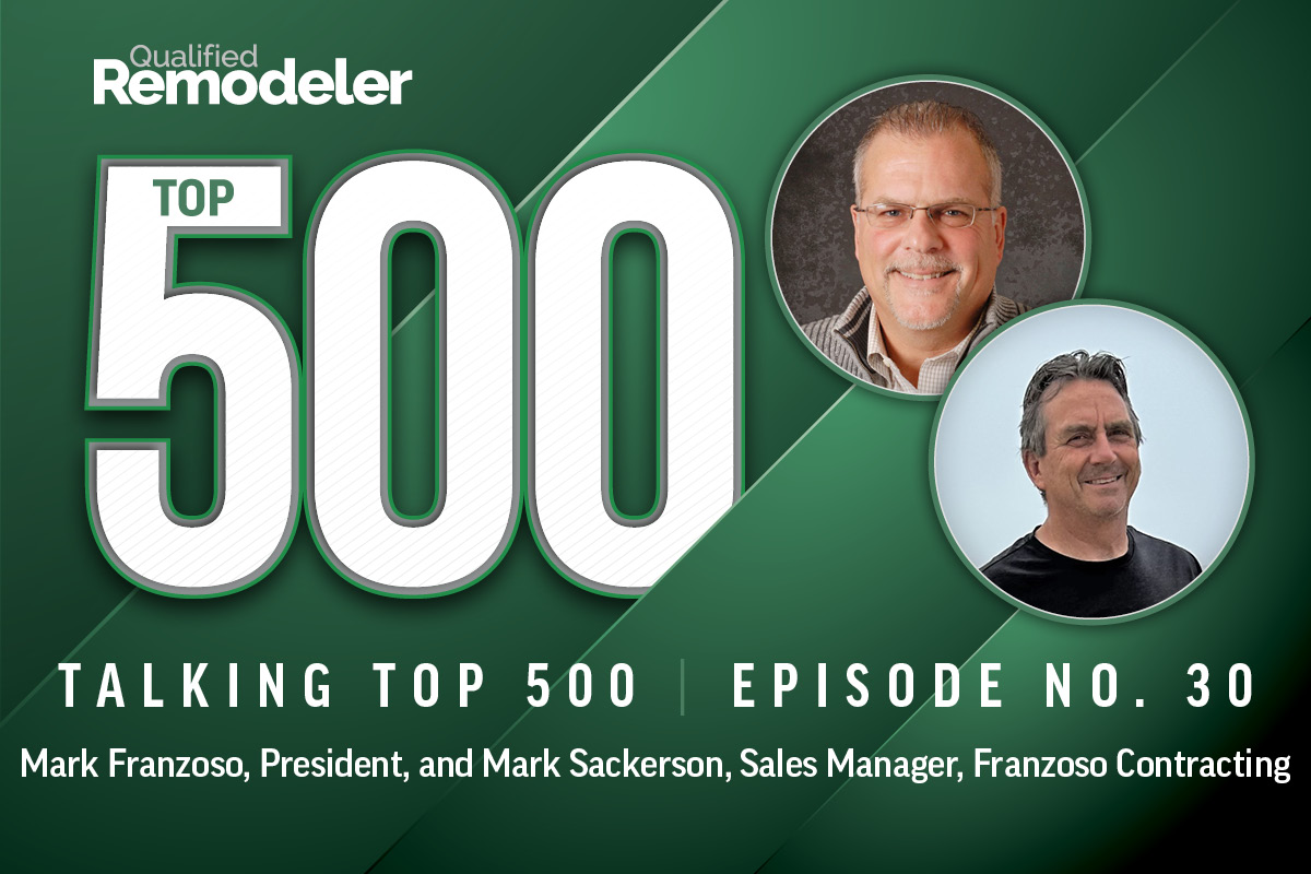 No. 30: Mark Franzoso and Mark Sackerson, Franzoso Contracting ...